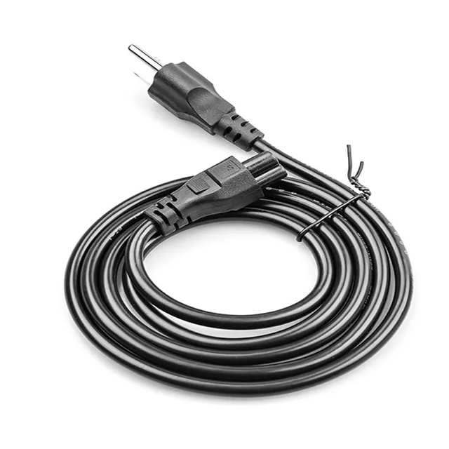 1.5M EU US Universal Laptop 3-pin Charger Plug Power Adapter Cord Cable ...