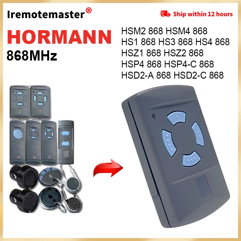 For-HORMANN-Garage-Gate-Remote-Control-HORMANN-HSM2-HSM4-868-MHZ ...