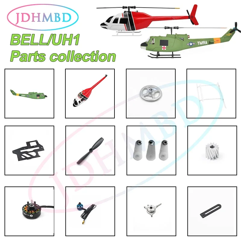 Flywing-Bell-206-UH1-with-H1-Flight-Controller-Spare-Parts-Tail-Blade ...