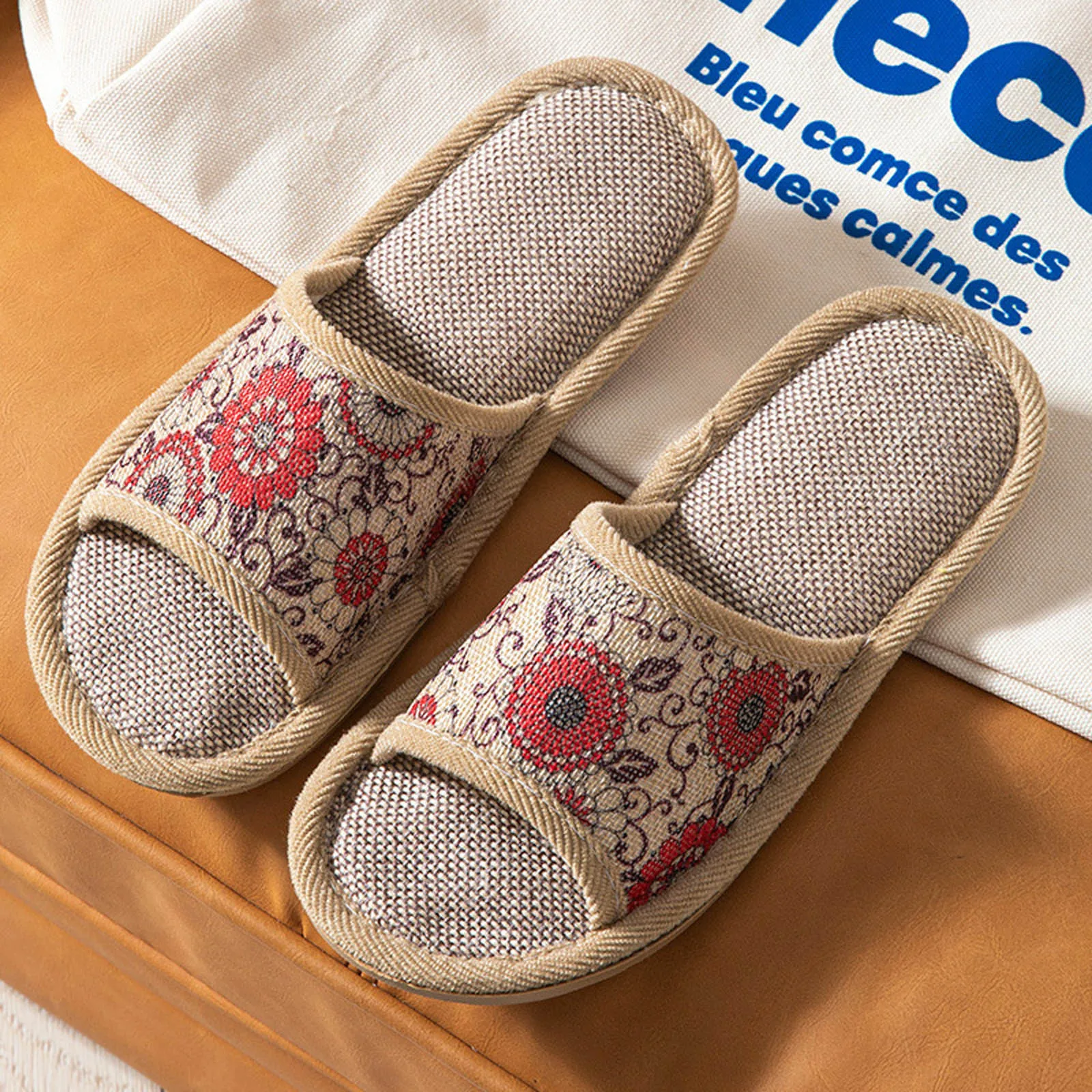New-Couple-Home-Slippers-Four-Seasons-Women-Men-Non-Slip-Cotton-Indoor ...