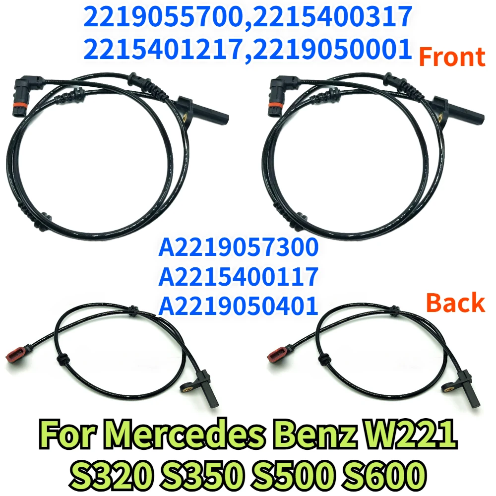 A2219050401-2219055700-2215400317-A2215400117-For-Mercedes-Benz-W221 ...