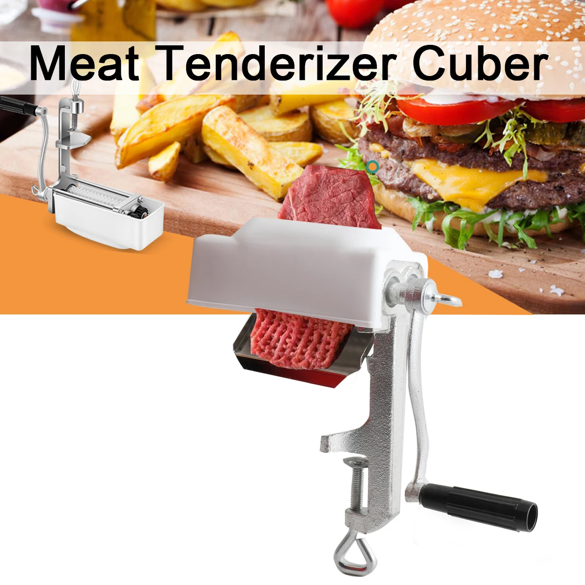Manual Meat Tenderizer Pork Beaf Steak Mallet Hammer Pounder Heavy Duty ...
