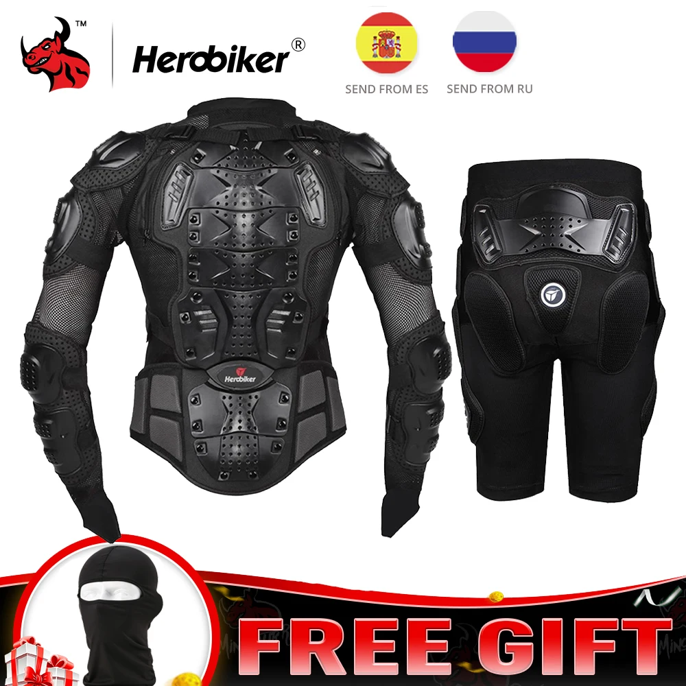 HEROBIKER Motorcycle Jackets Men Women Turtle Full Body Armor ...