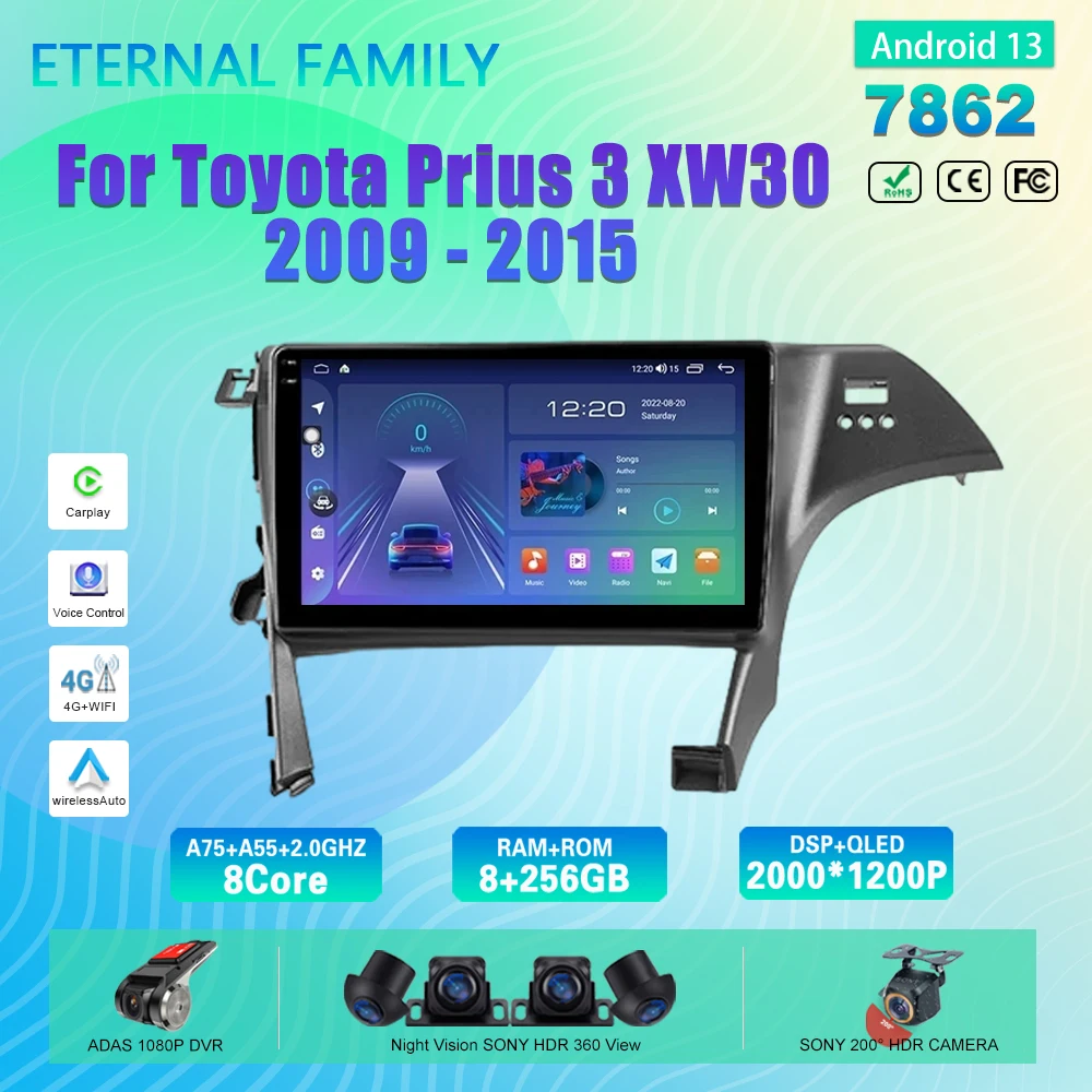 Android-FOR-Toyota-Prius-3-XW30-2009-2015-RHD-Car-Radio-Stereo ...