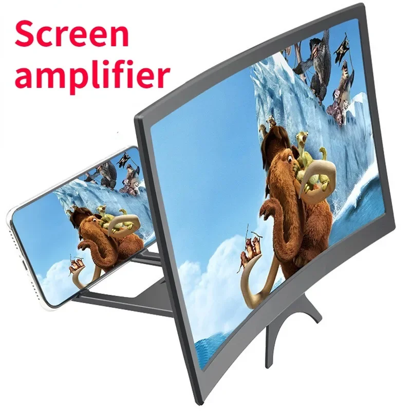 12-Inch-3D-Mobile-Phone-HD-Screen-Magnifier-Universal-Portable-Foldable ...