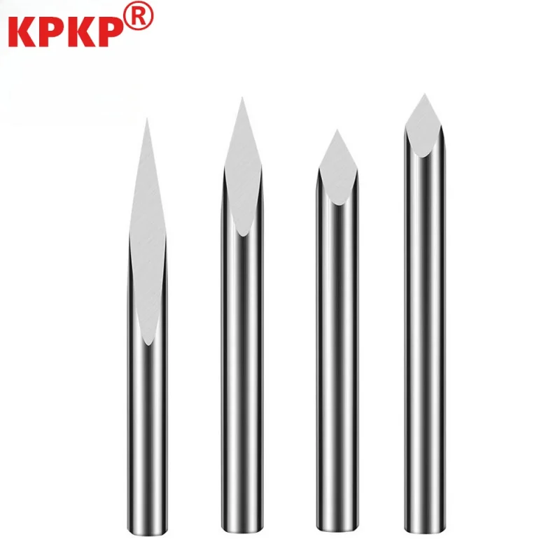 3-175mm3-Edges-6mm-Carbide-V-shape-Engraving-Bit-TriangularMilling ...