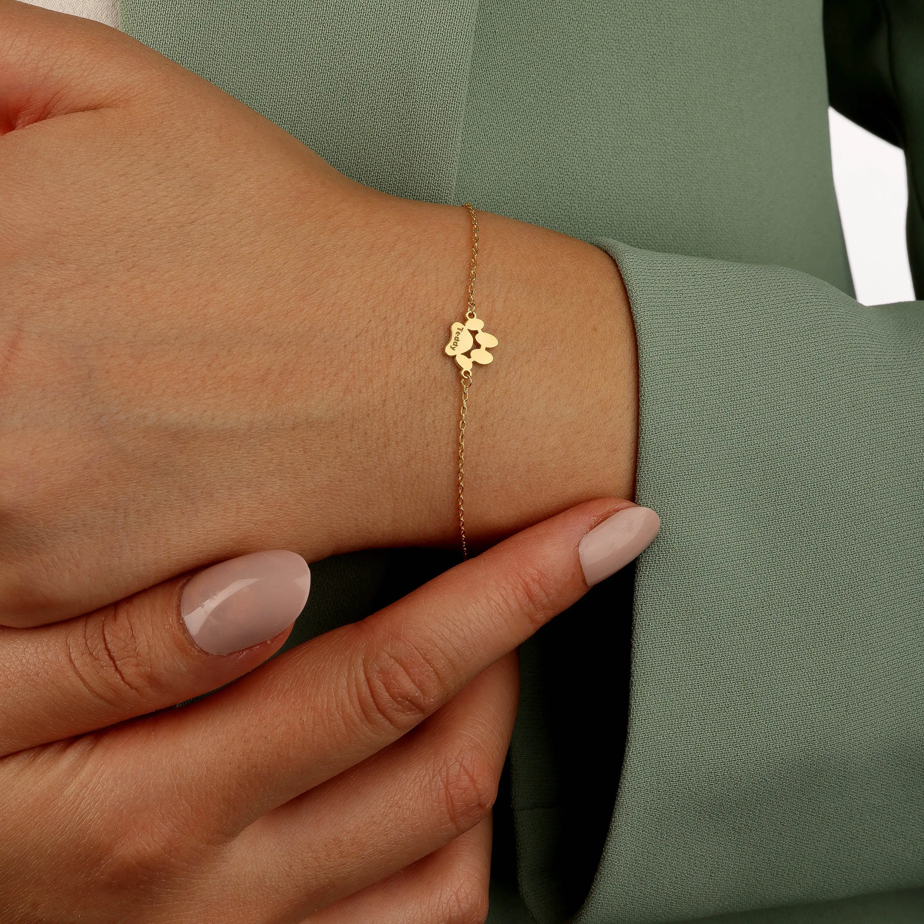 XUNYUE-New-Paw-Print-Name-Bracelet-Personalized-Elegant-Dog-Paw-Bracelet-Pet-Bracelet-Christmas ...