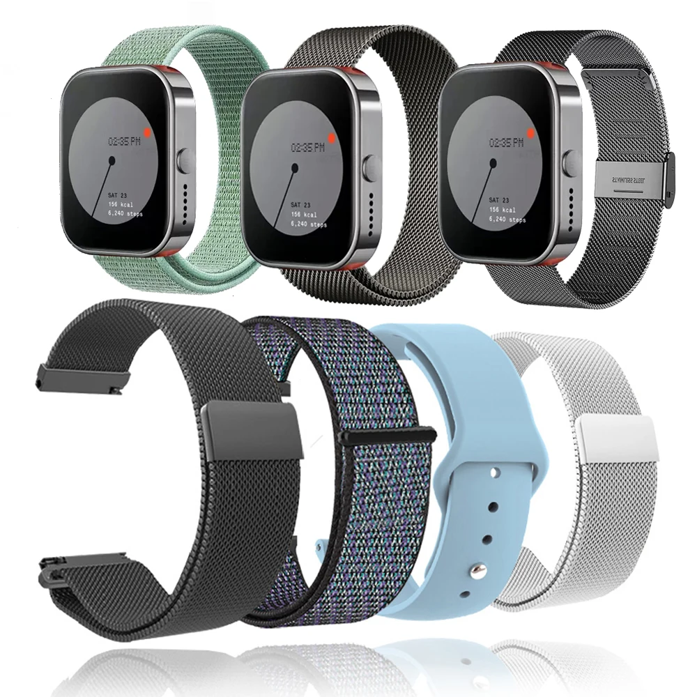 18-20-22mm-Metal-Nylon-Silicone-Strap-For-CMF-Watch-Pro-For-Garmin ...