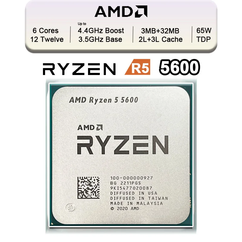 AMD Ryzen 5 5600 R5 CPU MSI A520M-A PRO A520 마더보드, DDR4 - 티몬