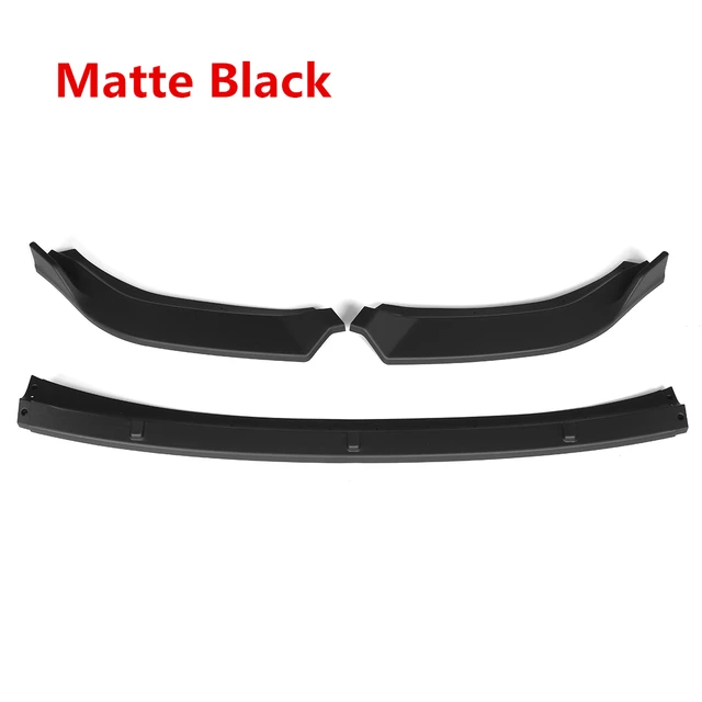 3PCS/SET Front Bumper Lip Spoiler Side Splitter Body Kit Protection ...