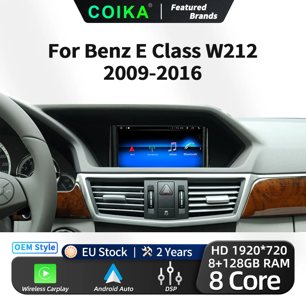 Wireless-CarPlay-Android-Auto-For-Mercedes-E-W212-W207-C207-ML-W166-Car ...