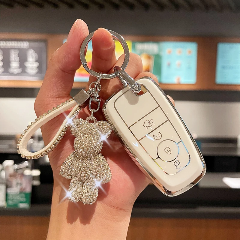 Car Key Case Cover For Lincoln Corsair Nautilus Aviator Continental ...