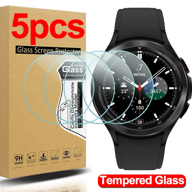 9H-Tempered-Glass-for-Samsung-Galaxy-Watch-4-5-Pro-40-44mm-Classic-42 ...