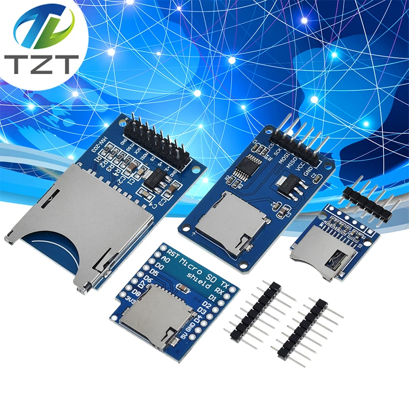 D1 Mini TF Card Module Micro SD Storage Expansion Board Mini Micro SD ...