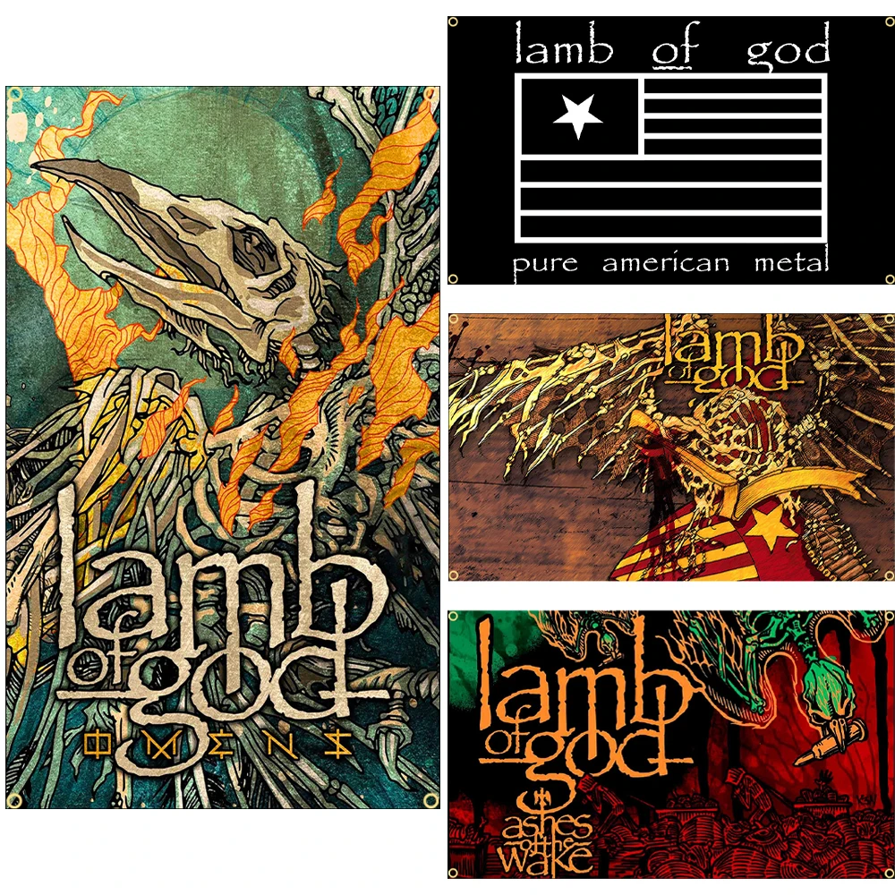 FLAGDOM-90X150CM-3X5Ft-American-New-Wave-Band-Flag-Polyester-Printing ...