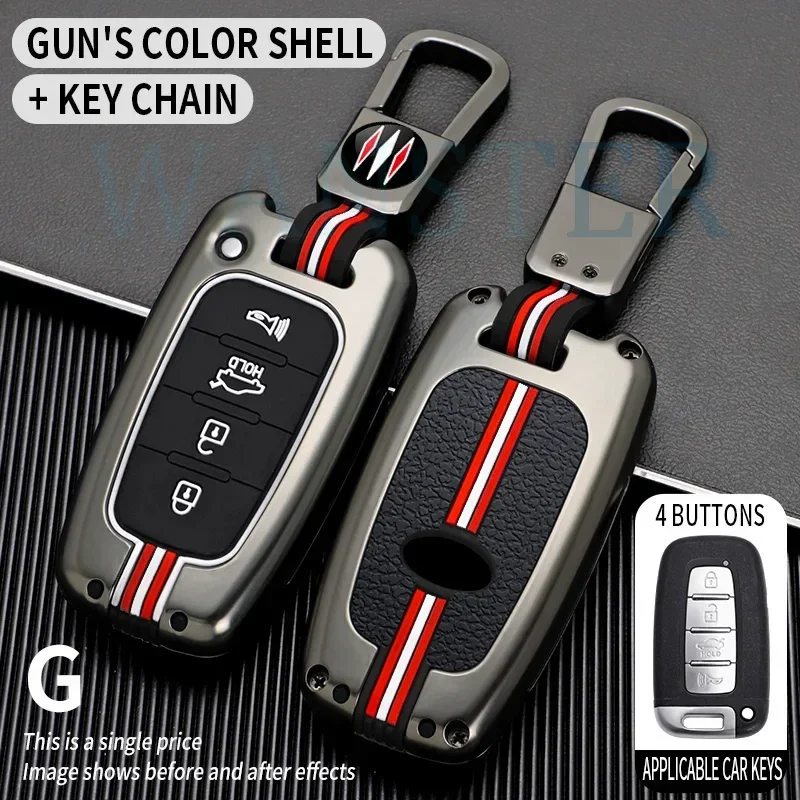 Car Key Cover Case Shell for HYUNDAI I45 Ix35 Genesis Equus Veloster ...