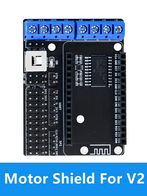 1PCS NodeMCU Motor Shield Board L293D for ESP-12E from ESP8266 esp 12E kit diy rc toy wifi rc ...