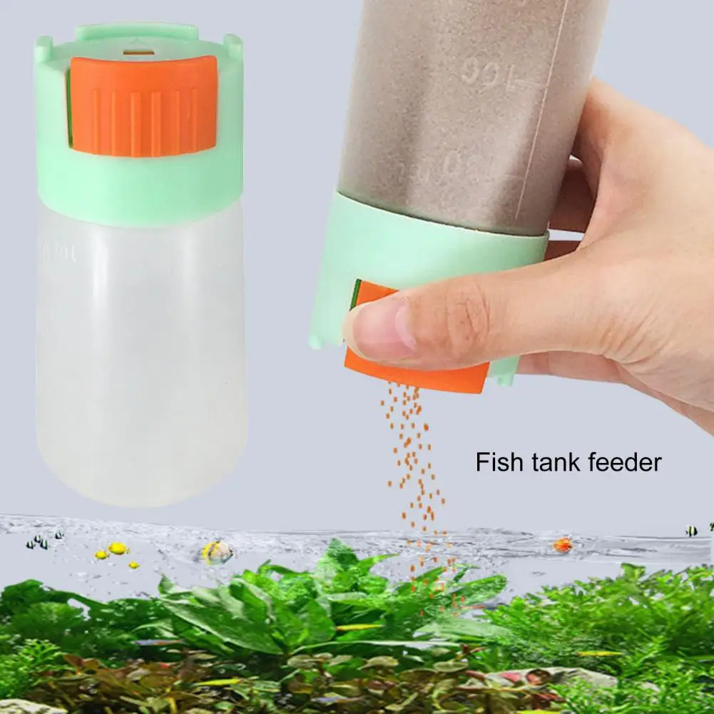 Fish Food Containers, Moisture-Proof Transparent, Quantitative Feeding ...