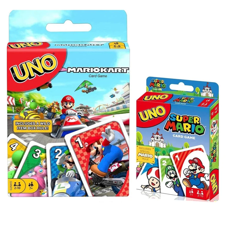 Jogos-Mattel-Jogo-de-cartas-UNO-Super-Mario-noite-em-fam-lia-com-gr ...