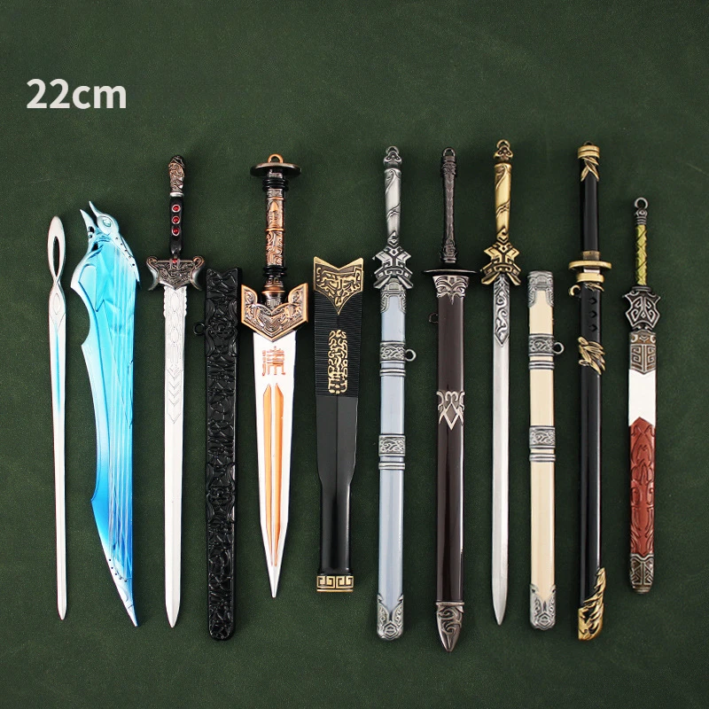 Anime Game Peripheral Weapons 22cm Bow God Magic Sword Painting Shadow ...