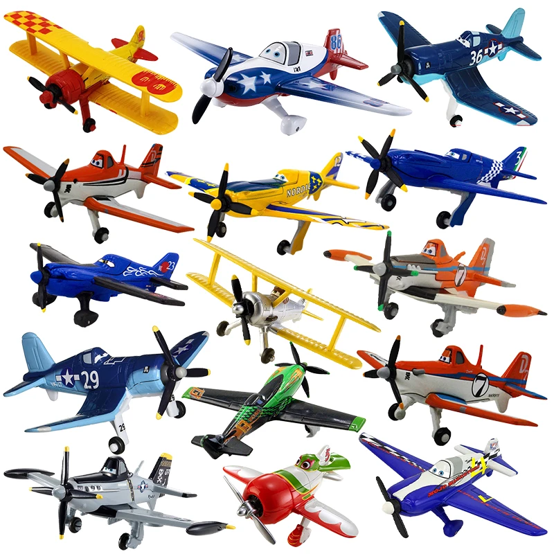 Disney Pixar Planes Toy Airplane Model No.7 Dusty Crophopper Echo Bravo ...
