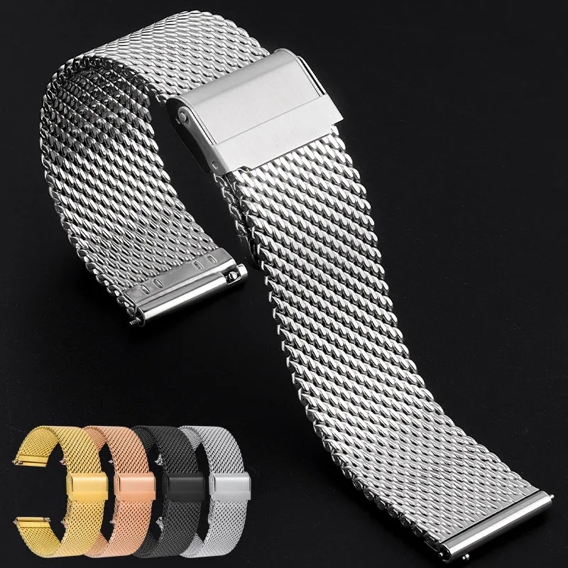 1-0mm-Mesh-Milanese-Metal-Strap-18mm-20mm-22mm-24mm-Stainless-Steel ...