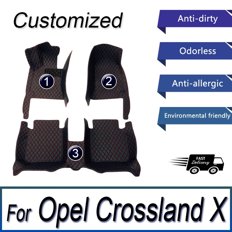 Car-Floor-Mats-For-Opel-Crossland-X-2017-2020-DropShipping-Center ...