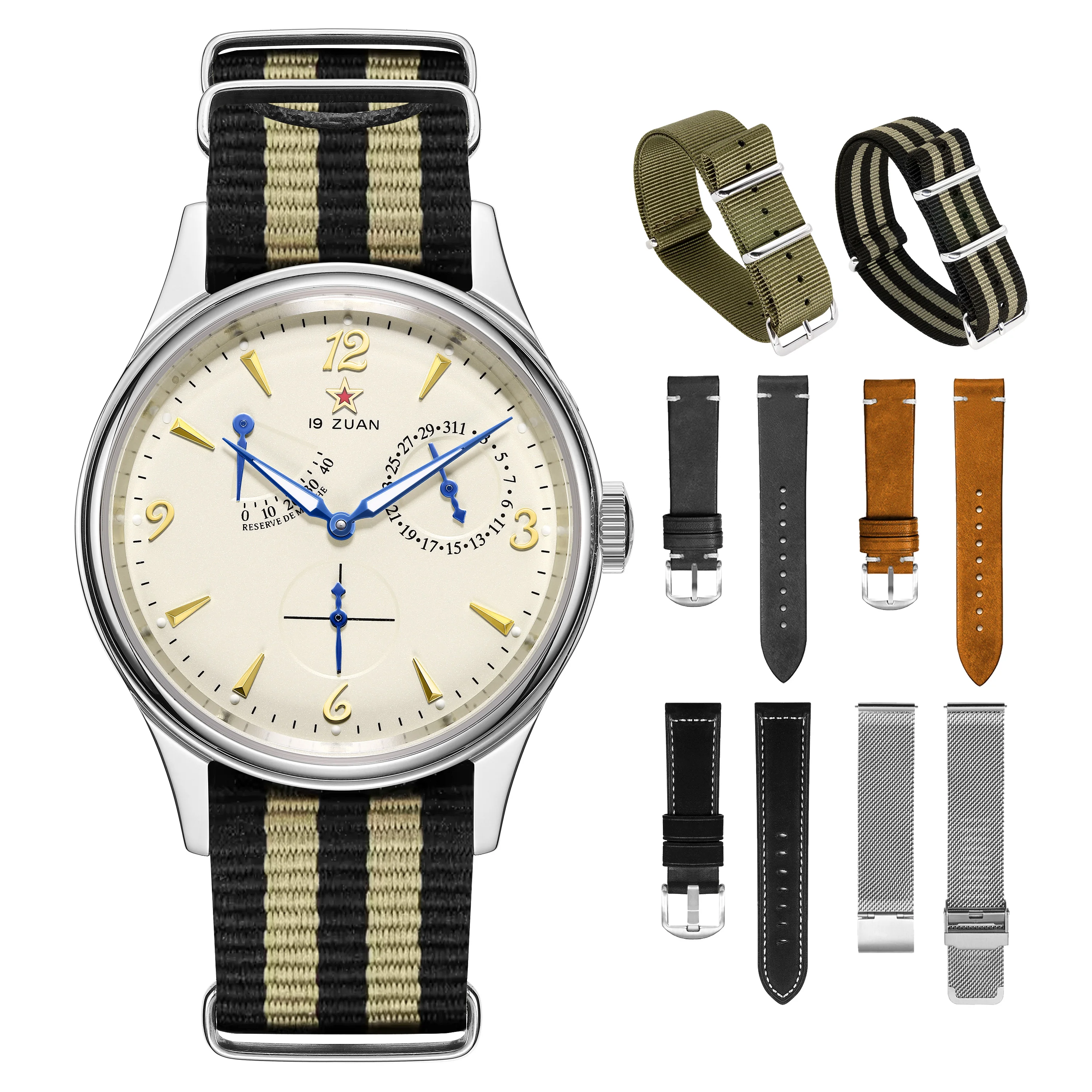 Seagull 1963 watches 40mm Pilot Watch of Men Automatic Mechanial Wrist ...