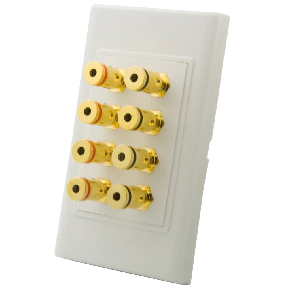 Wall Plate | Speaker | Panel - 1 Gang Copper 4.0 Speaker Wall Plate ...