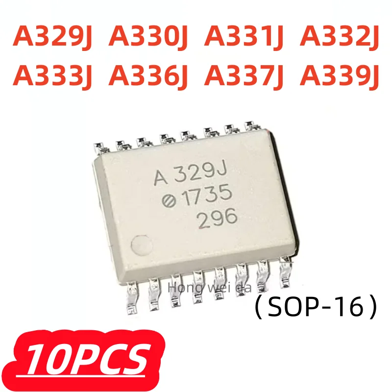 10Pcs/lot 100% New HCPL ACPL A329J 329J A330J 330J A331J A332J 332J ...