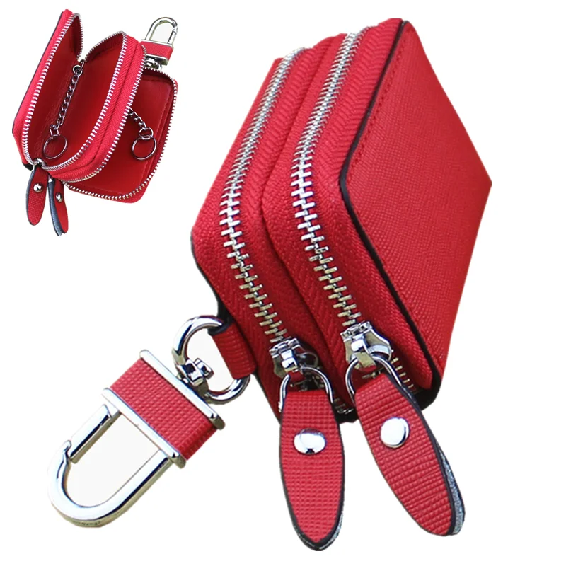 Genuine-Leather-Key-Wallet-Men-amp-Women-Car-Key-Bag-Multi-Function-Key ...