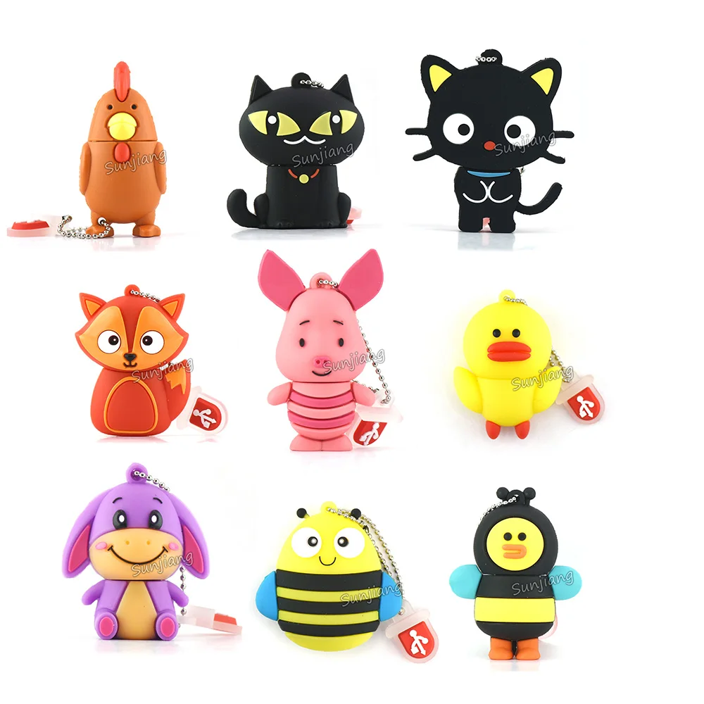 Animal Usb Flash Drive 128gb 256gb 512gb 4gb 8gb 16gb Pen Drive 32gb ...