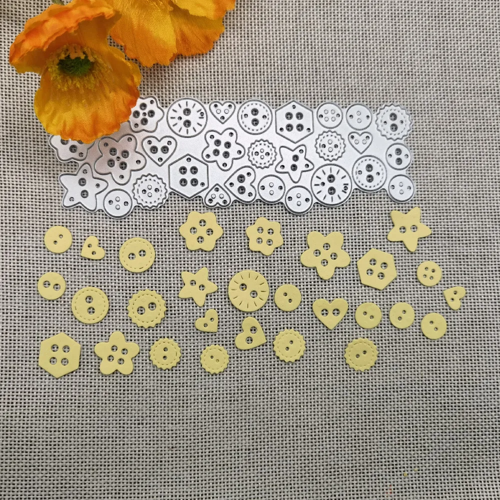 Button-Frame-Metal-Cutting-Dies-Stencils-For-DIY-Scrapbooking ...