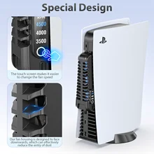 Para ps5 console ventiladores de refrigeração atualizado ps5 silencioso ...