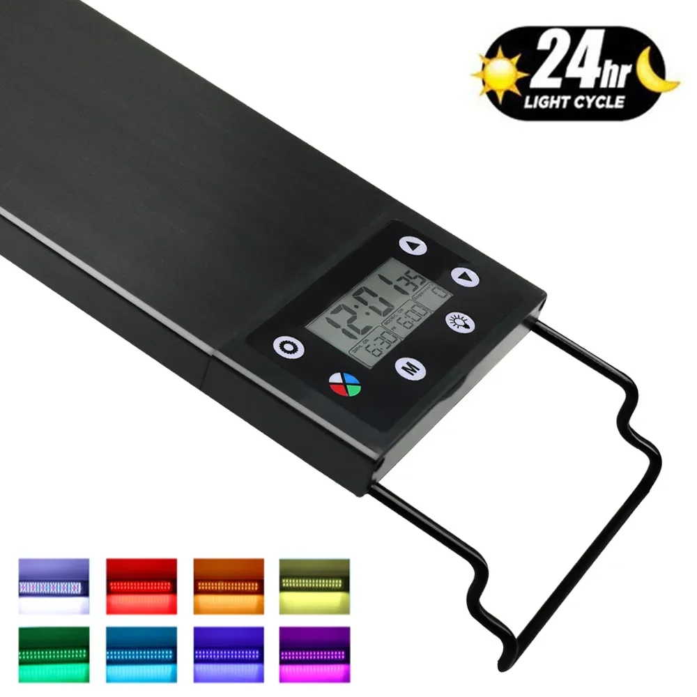 75-90cm-24-7-Aquarium-Full-Spectrum-Lighting-LED-Light-Fish-Tank ...