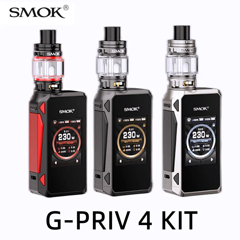 Vape-Original-SMOK-G-PRIV-4-Kit-Box-Mod-230W-Electronic-Cigarette-G ...