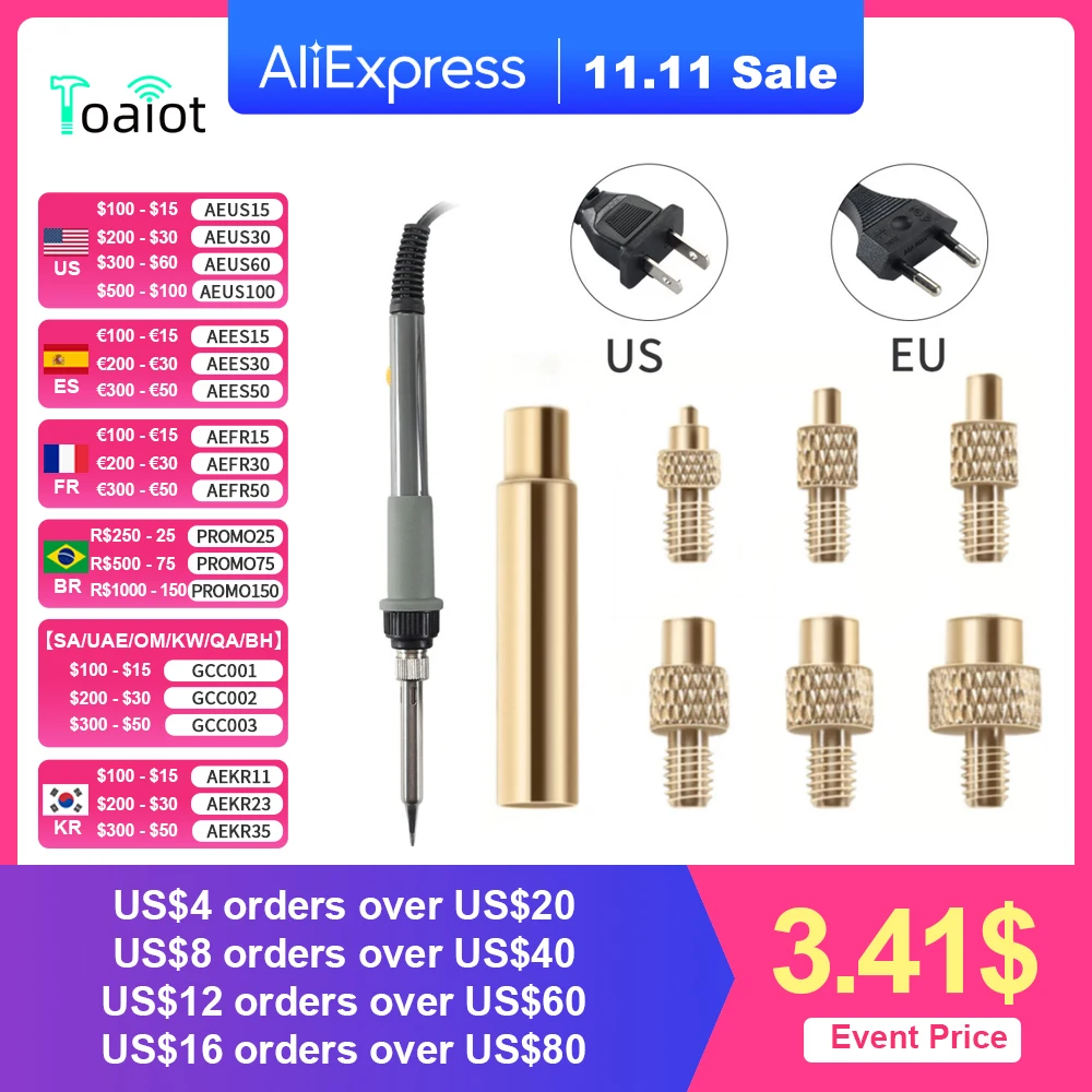 Heat-Melt-Insert-Nut-Iron-Tip-Brass-Hot-Melt-Inset-Nuts-Embedded-Kit-M2 ...