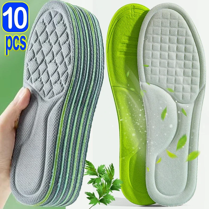 Memory-Foam-Insoles-for-Shoes-Men-Women-Nano-Antibacterial-Massage ...