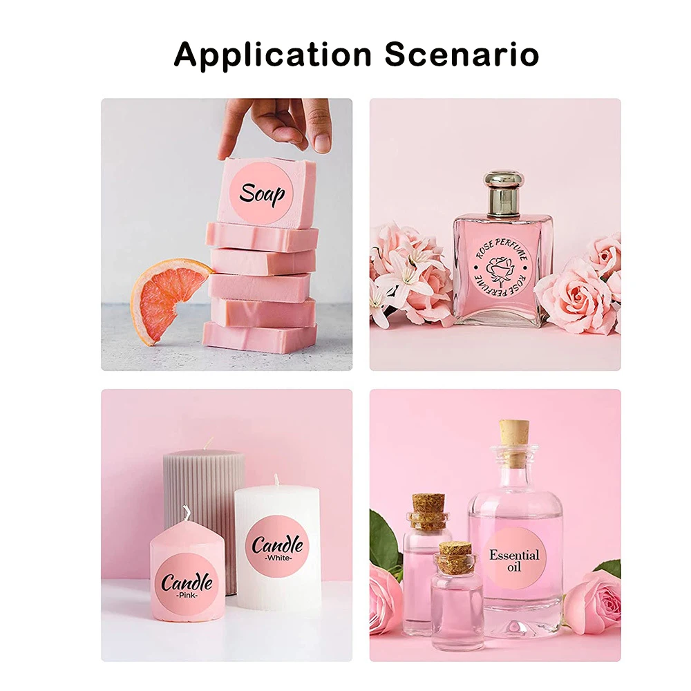 Gommette,Étiquette autocollante thermique circulaire, 50mm, auto ...