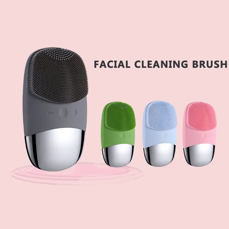 3in1-Silicone-Facial-Cleansing-Brush-Electric-Face-Clean-Device-Facial-Massager-Skin-Cleaner ...