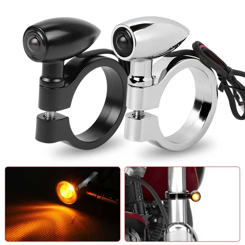 Motorcycle Fork Tube Indicators | Motorcycle Signal Lighting - 41mm ...