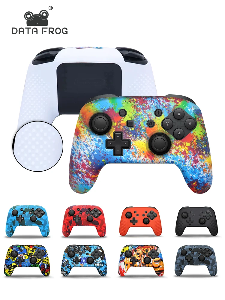 DATA-FROG-Anti-Slip-Soft-Silicone-Case-para-Switch-Pro-Controller ...