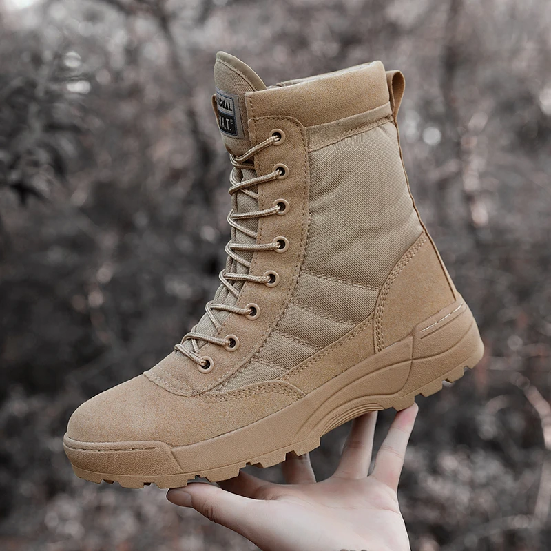 Summer-Combat-Boot-Men-Women-Climbing-Training-Lightweight-Waterproof ...