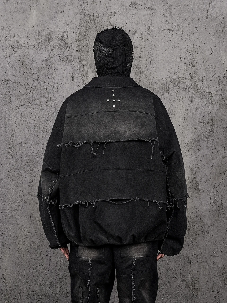 Niche-Designer-Brand-Men-s-Clothing-Stone-Washed-Mottled-Distressed ...