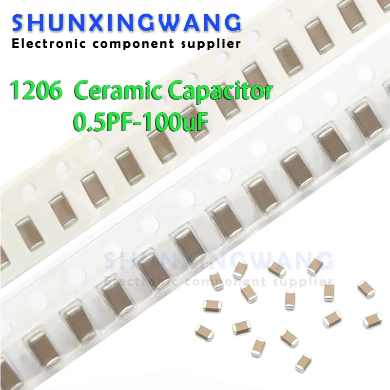 100pcs-1206-50V-SMD-Thick-Film-Chip-Multilayer-Ceramic-Capacitor-1pF ...
