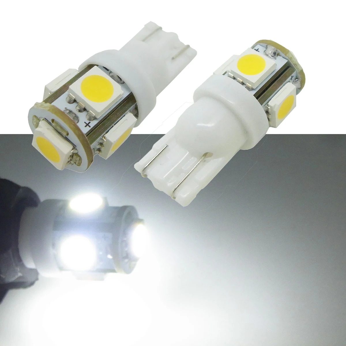 2X W5W 194 186 T10 Led Light For Car Accessories Interior Map Dome Lamp ...