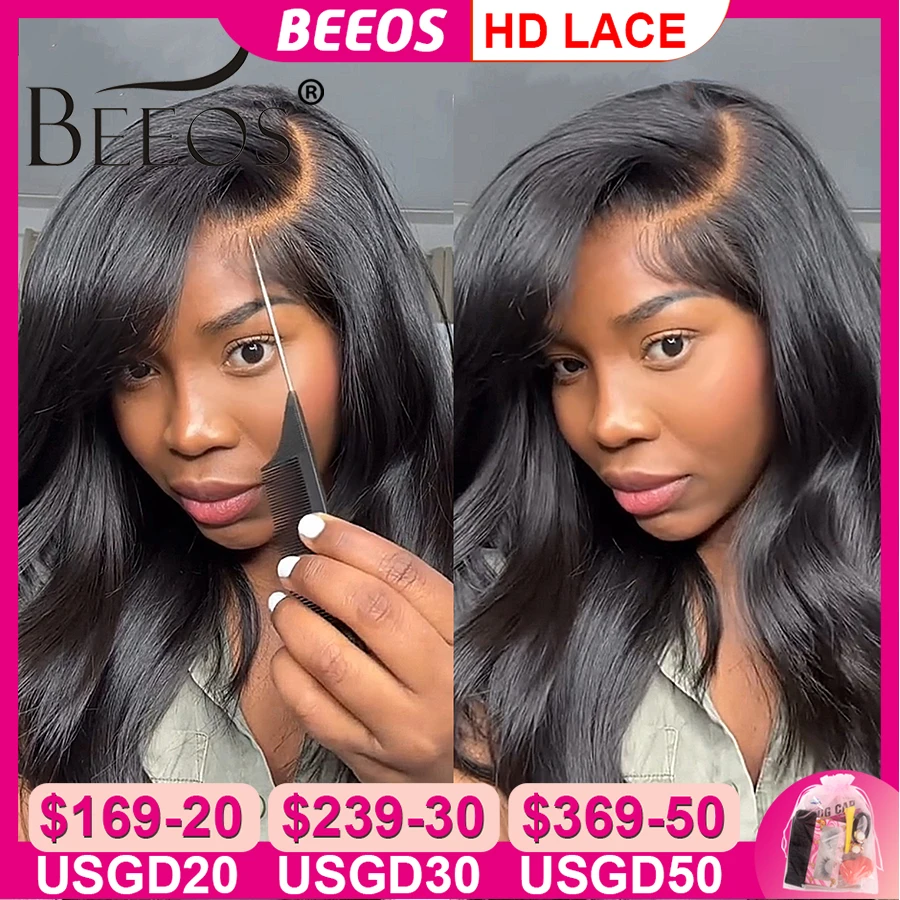 BEEOS-250-Glueless-7x7-6X6-HD-Lace-Closure-Wig-Body-Wave-Preplucked-5x5 ...