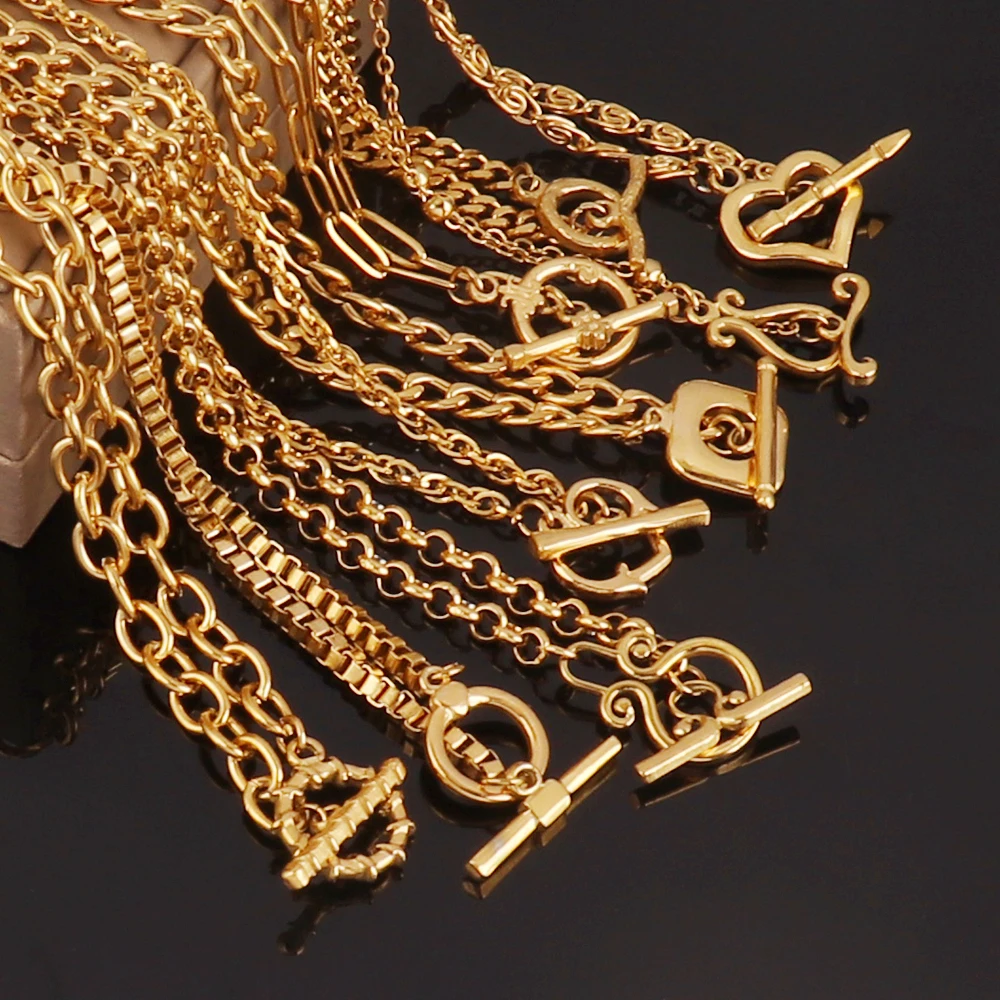 Colar De Aço Inoxidável Para Mulheres Colar De Corrente Grossa ...