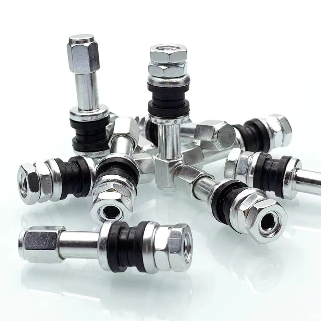 Motorcycle Tubeless Tyre Valve 10Pcs Tr43E Metal Car Truck Motorcycle ...