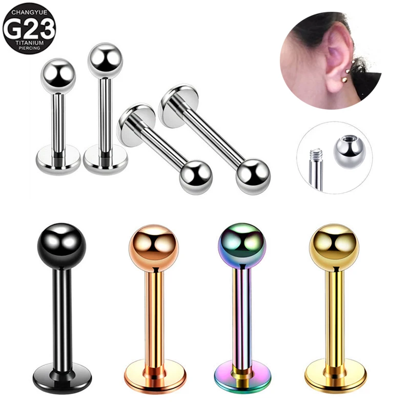 Piercing-Labret-de-titanio-para-labio-tachuelas-para-nariz-pendientes ...